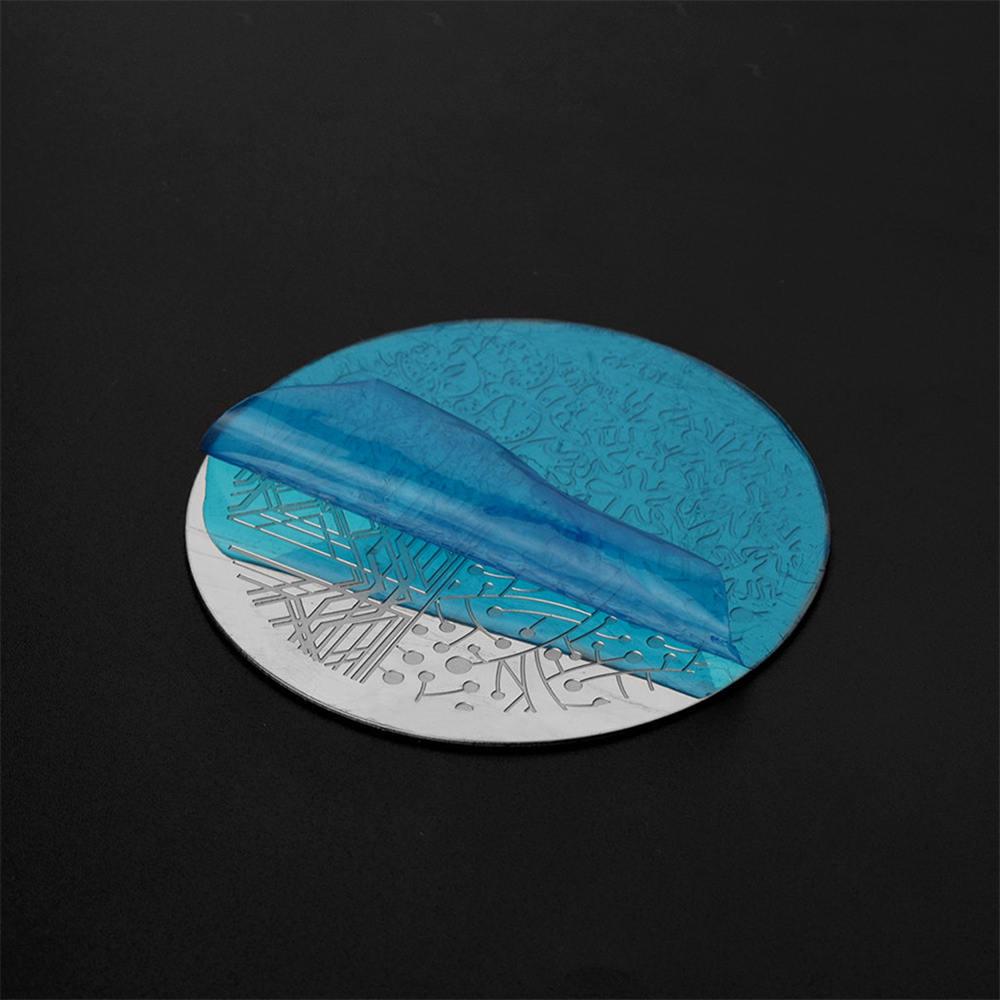 Buy 10pc Geometry Round Nail Stamping Plate Silicone Nail Art Beater ...
