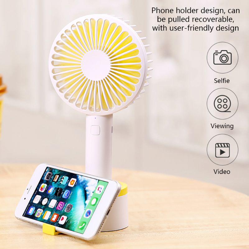 Cheap Portable USB Rechargeable Phone Holder Bracket Fan Air Cooler ...