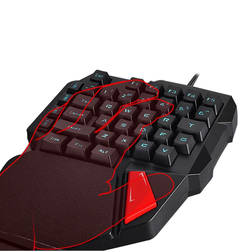 Buy Gaming Keyboard K108 Mechanical One-Handed Keyboard For PUGB Mobile ...