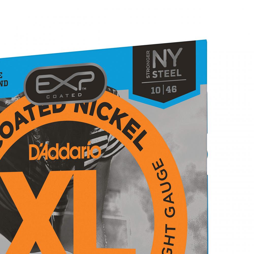 Buy D'Addario Electric Guitar Strings EXP Coating Regular Light .010 ...