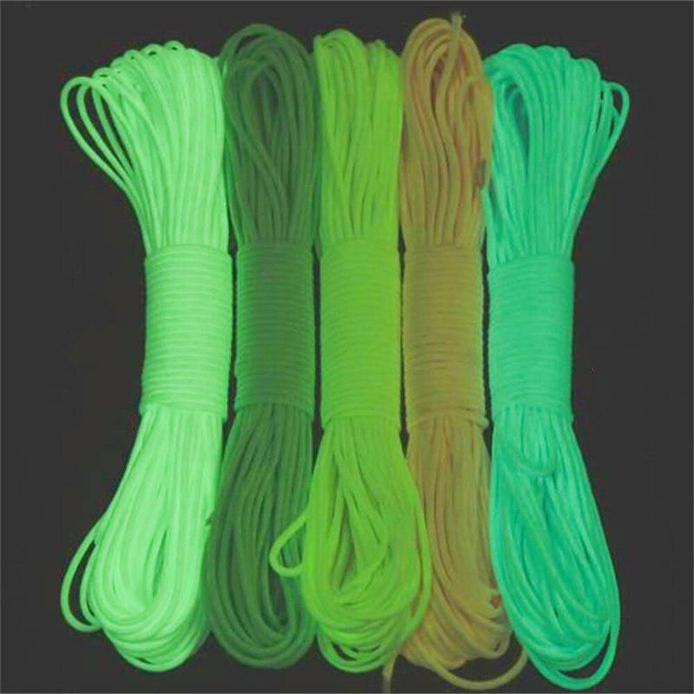 Satın alın 4mm 5M Luminous Parachute Cord Rope Lanyard Rope Warning ...