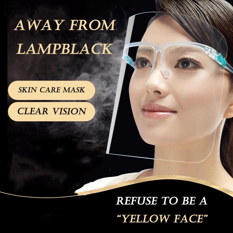 Buy Transparent Face Protective Shield Anti-splash Mask Anti-smoke ...
