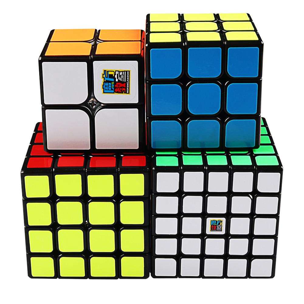 4pcs Puzzle Cube Set 2x2x2 3x3x3 4x4x4 5x5x5 Speed Magic Cubes Educational Toys uygun fiyatlı ...