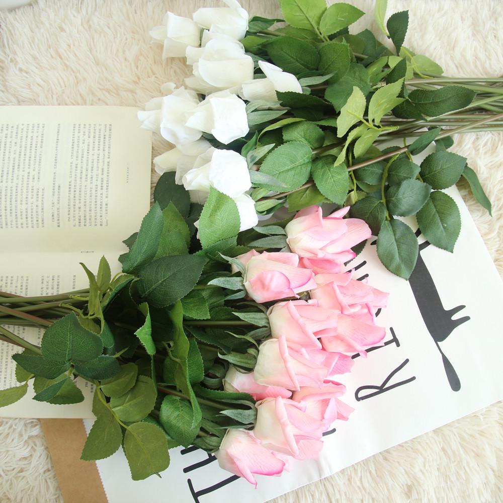 Buy Artificial Fake Western Rose Flower Peony Bridal Bouquet Wedding ...