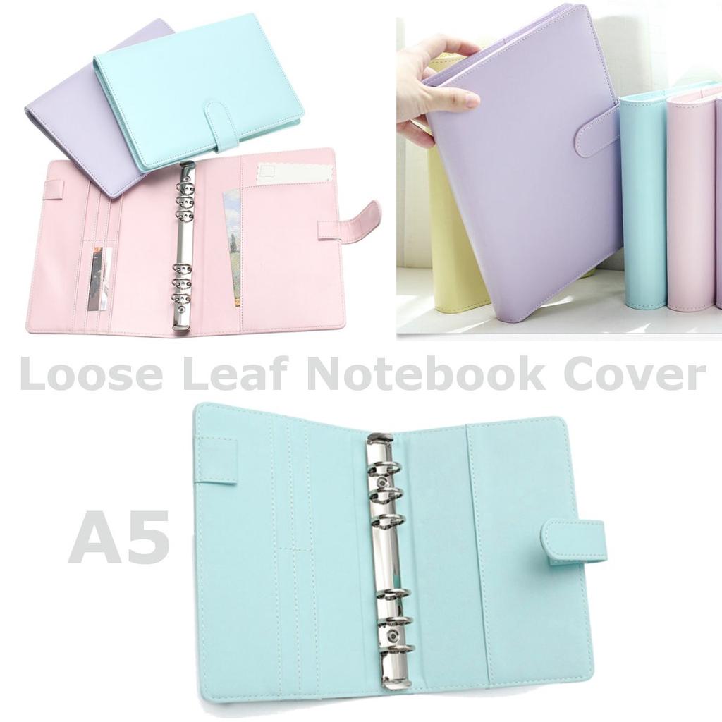 Buy 3 Colors A5 Loose Leaf Ring Binder Notebook Weekly Monthly Planner ...