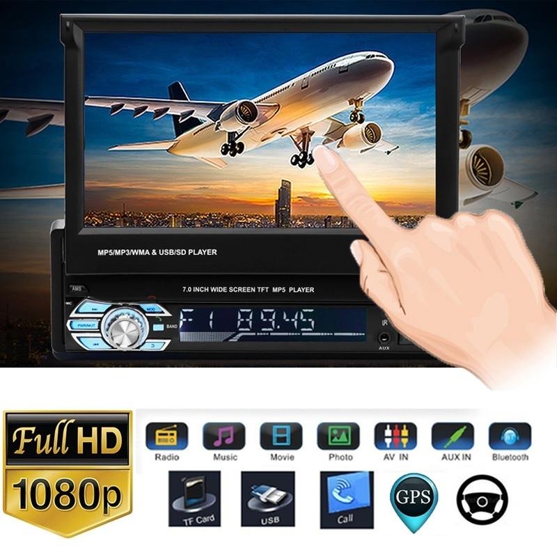 7 Inch MP5 Player HD Touch Screen GPS Navigation Autos Audio Stereo FM ...