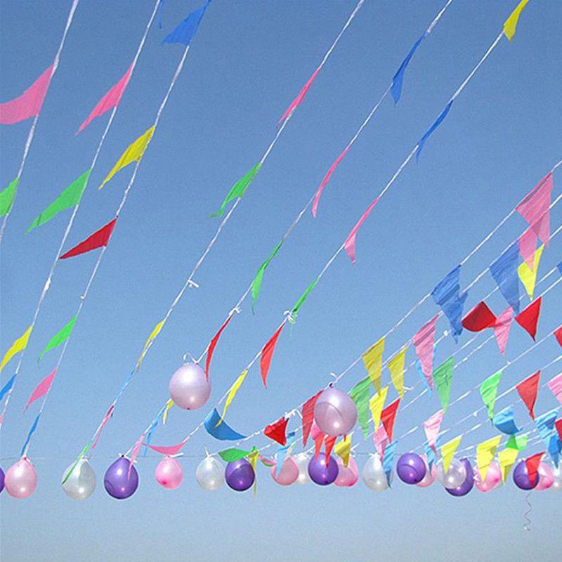 Buy Banners String Triangle Flags Bunting Party Festivals Wedding ...