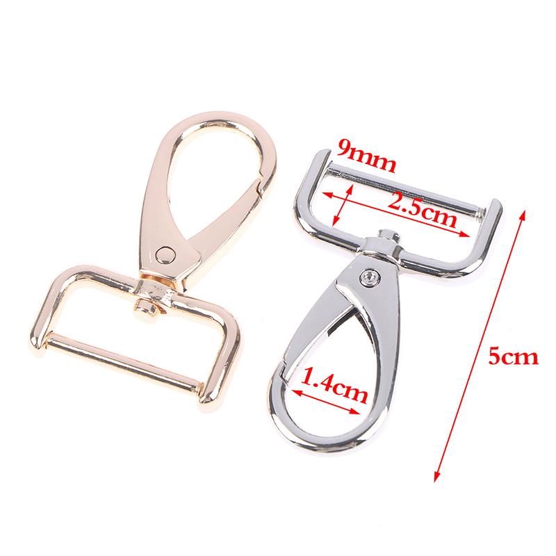 2Pcs Metal Detachable Snap Hook Trigger Clips Buckles Inner Diameter 2 ...