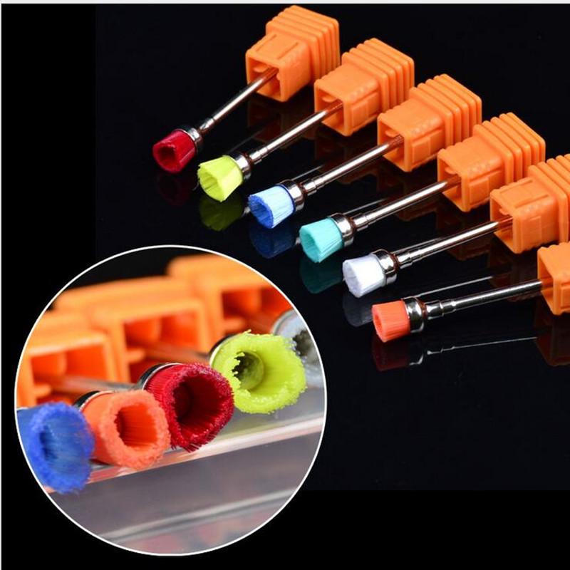 Buy Nail Brush Nail Art Drill Bit Cleaning Tools Nail Clean Brush for ...