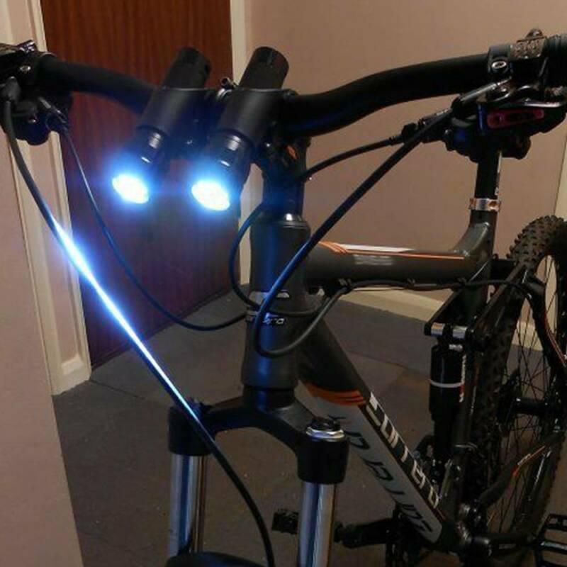 Buy 2x Waterproof Bicycle LED Lamps BMX Mountain Road Bike Head Front ...