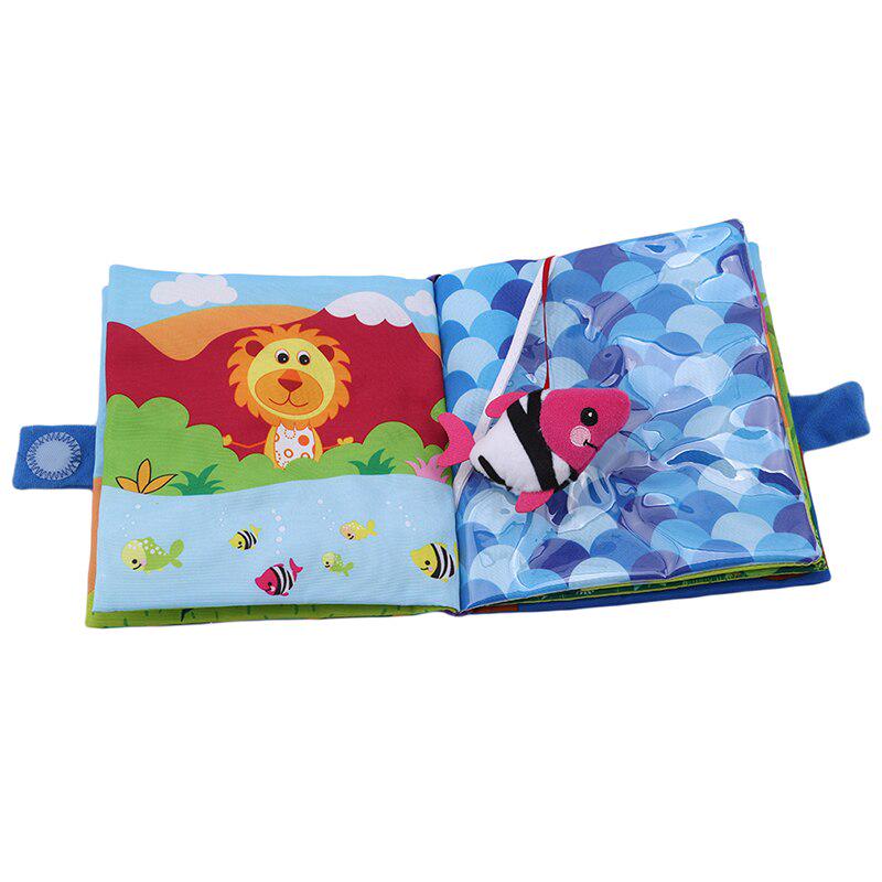Buy Cloth Book Animal Baby Toys Non-Toxic Fabric Recognize Puzzle Book ...