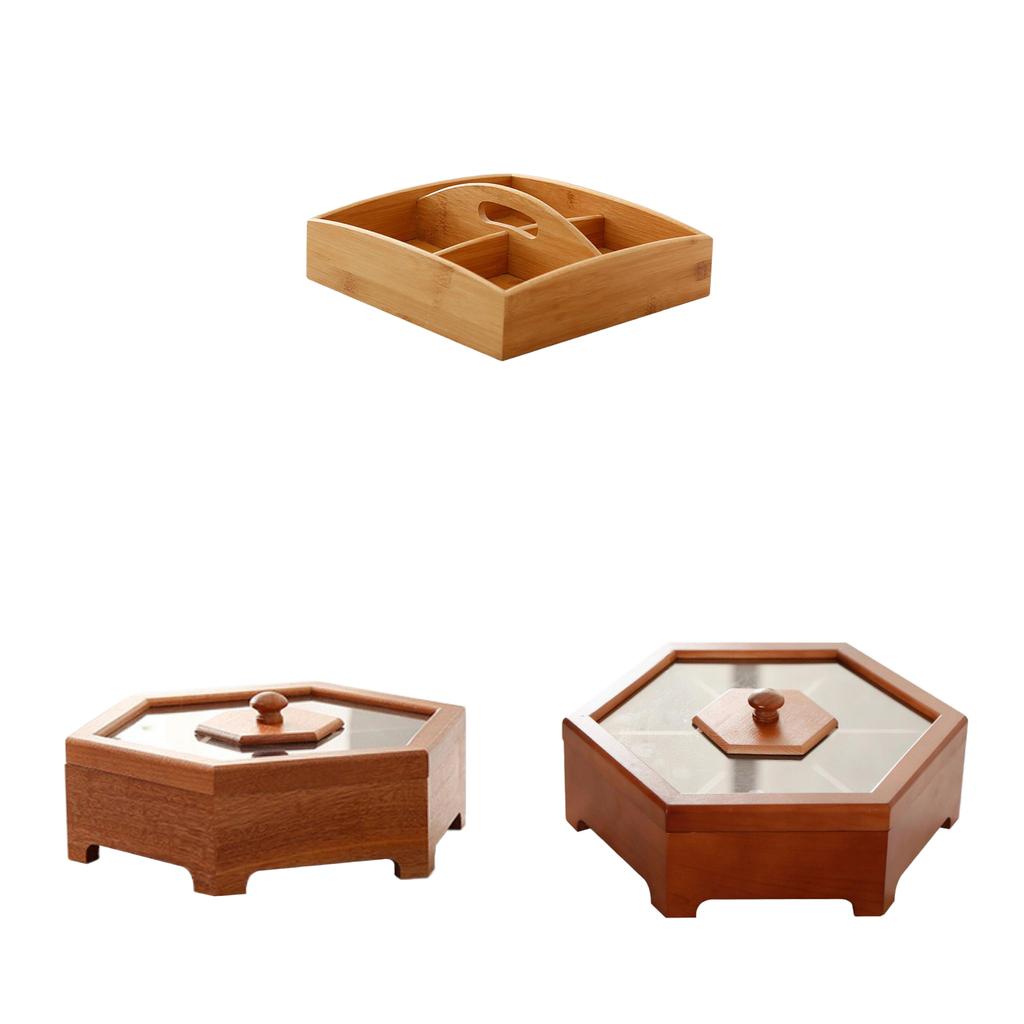 Buy Poratble Home Candy Nuts Storage Box Wedding Nut Serving Tray ...