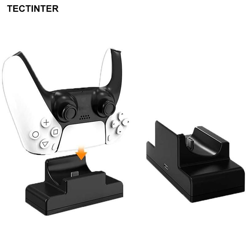 Sony PS5 Gamepad Console Charger Single USB Fast Stand Charging Docking ...