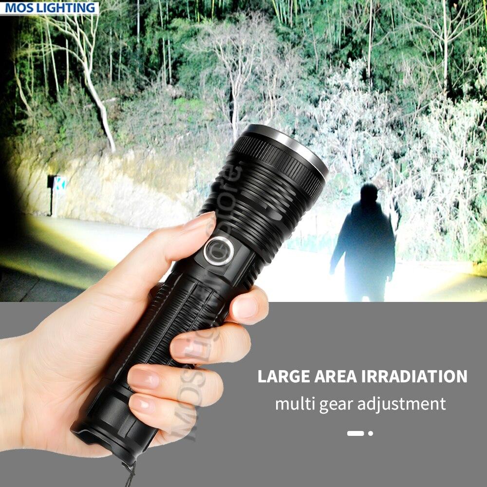 Satın alın Super Bright Multifunction Led Flashlight Portable Torch Usb ...