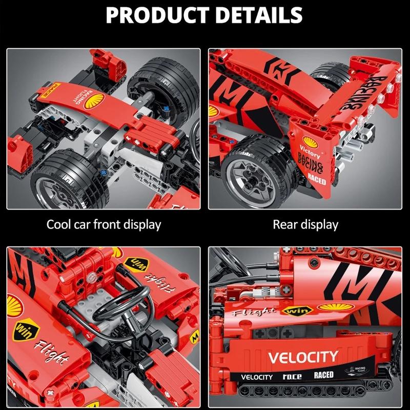 Buy High-tech Series Simulation Racing Car Building Blocks Super Sport ...