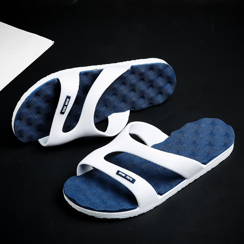 Buy 2021 Men's Slippers Summer Leisure Home Non-slip Soft Bottom ...