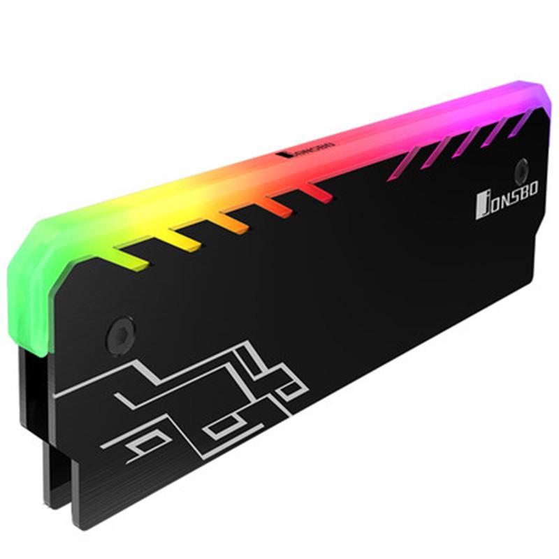 Buy Heatsink Cooler RGB LED 256 Color Glow Automatic Change Heat Sink ...
