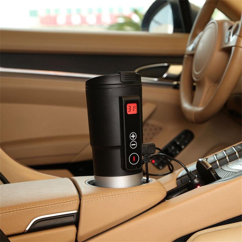 Buy Intelligent Car Auto Heating Cup Adjustable Temperature Electric ...