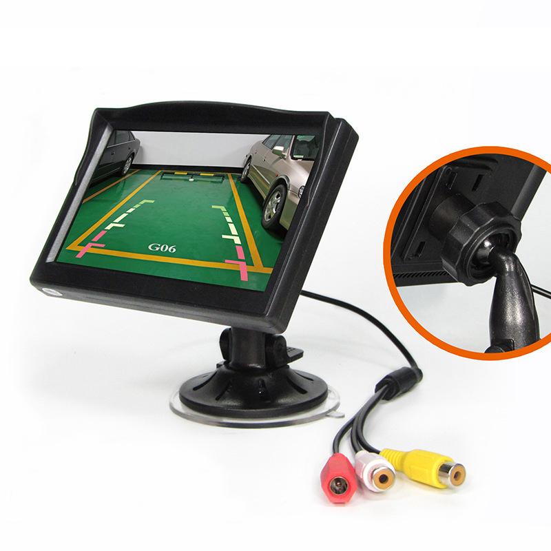 Buy 5 Inch Car Monitor TFT LCD HD Digital 16:9 800*480 Screen 2 Way ...