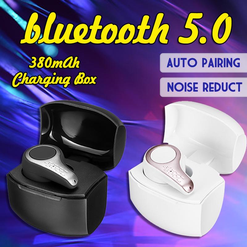 Wireless Bluetooth Headset Earphone USB Charging Mini Invisible In-Ear ...