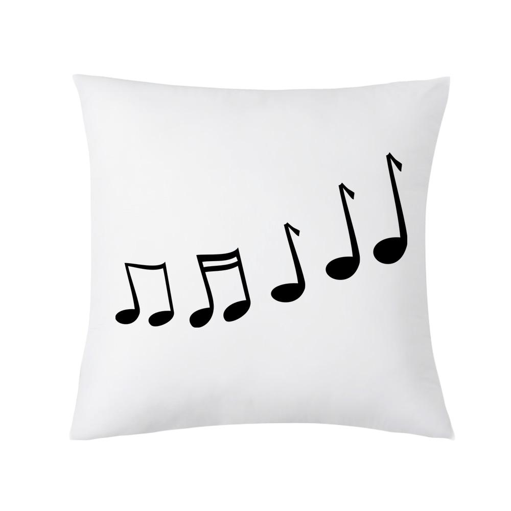 Buy Musical Notes Cushion Cover Creative Retro Musical Notes Decorative ...