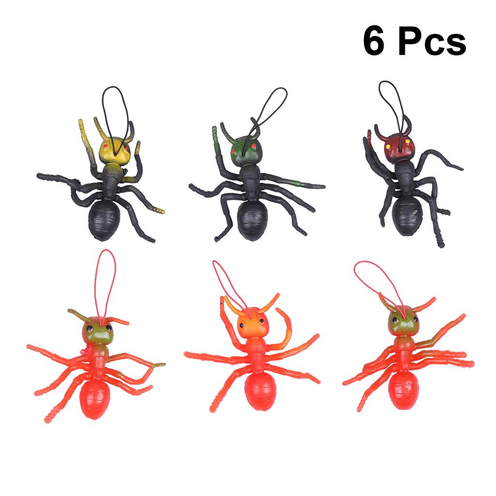 Buy 6pcs Simulation Ant Toys Fake Model Children Toys Ants Models for ...