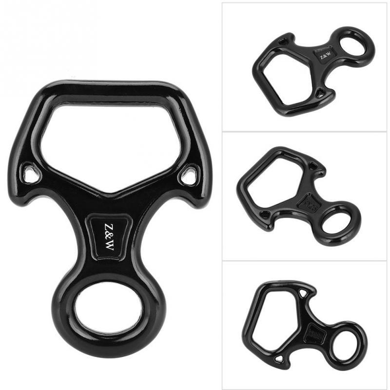 Buy 25KN Figure 8 Word Rope Descender Rappel Ring Rock Climbing Rescue ...