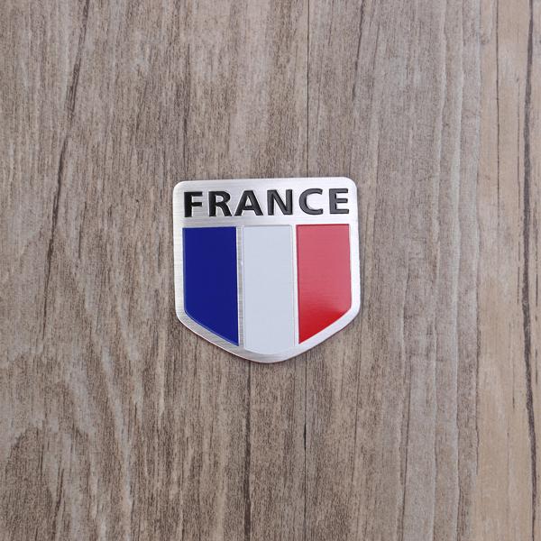 Buy FRANCE Car Emblem Sticker National Flag Bumper Badge Decal Car Body ...
