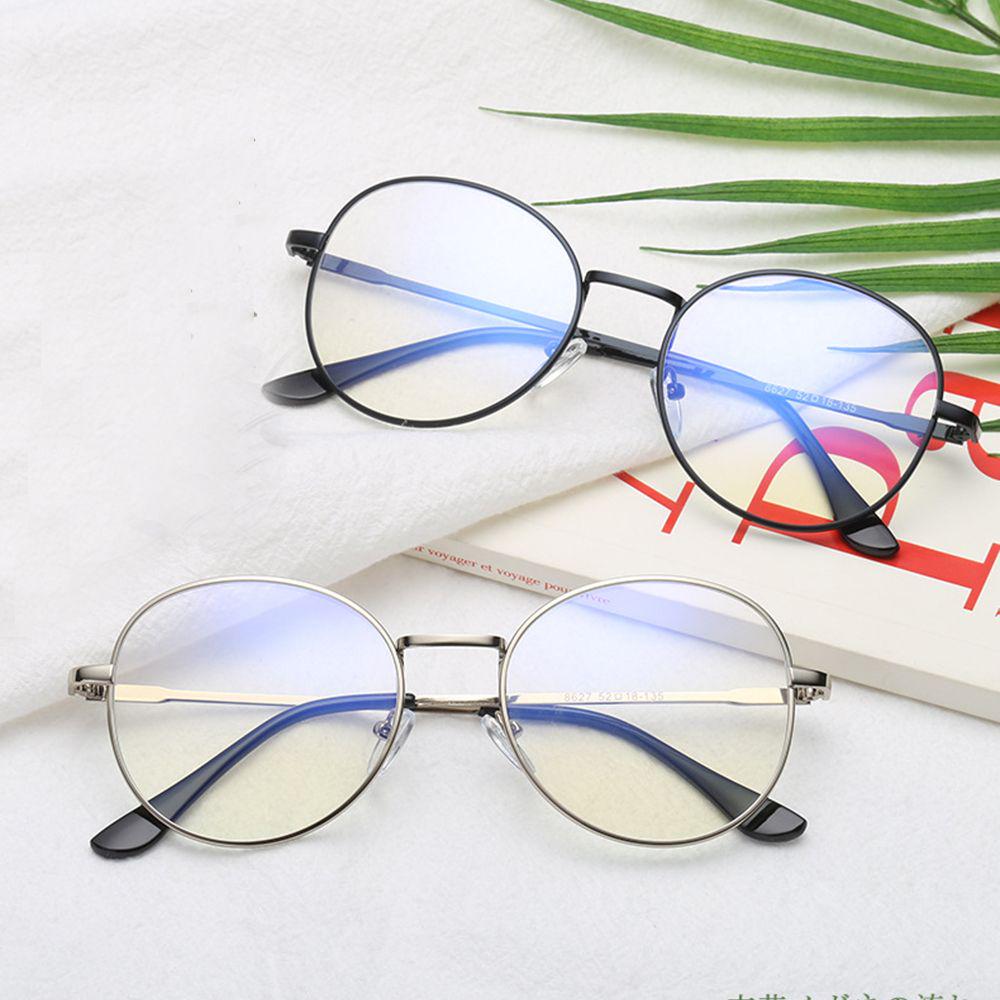 Buy Metal Unisex Computer Round Frame Glasses Women Rays Radiation ...