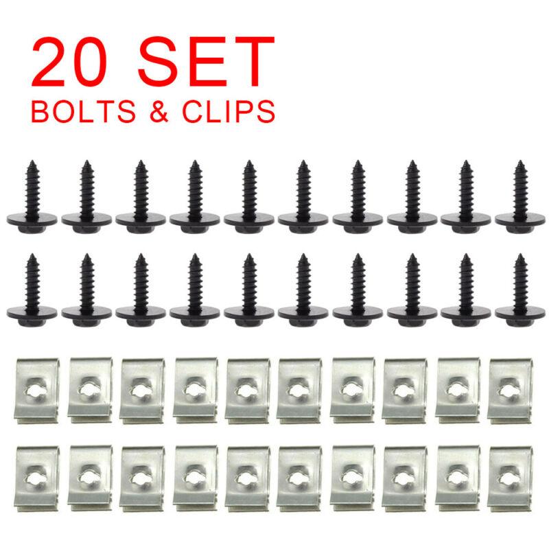 Buy 40pcs/Set Bumper Engine Chassis Shield Cover Clip Screw Kit For BMW ...