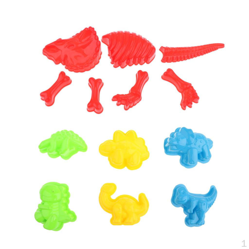 Buy Plastic Building Sand Molds Beach Sandcastle Sand Box Assorted ...