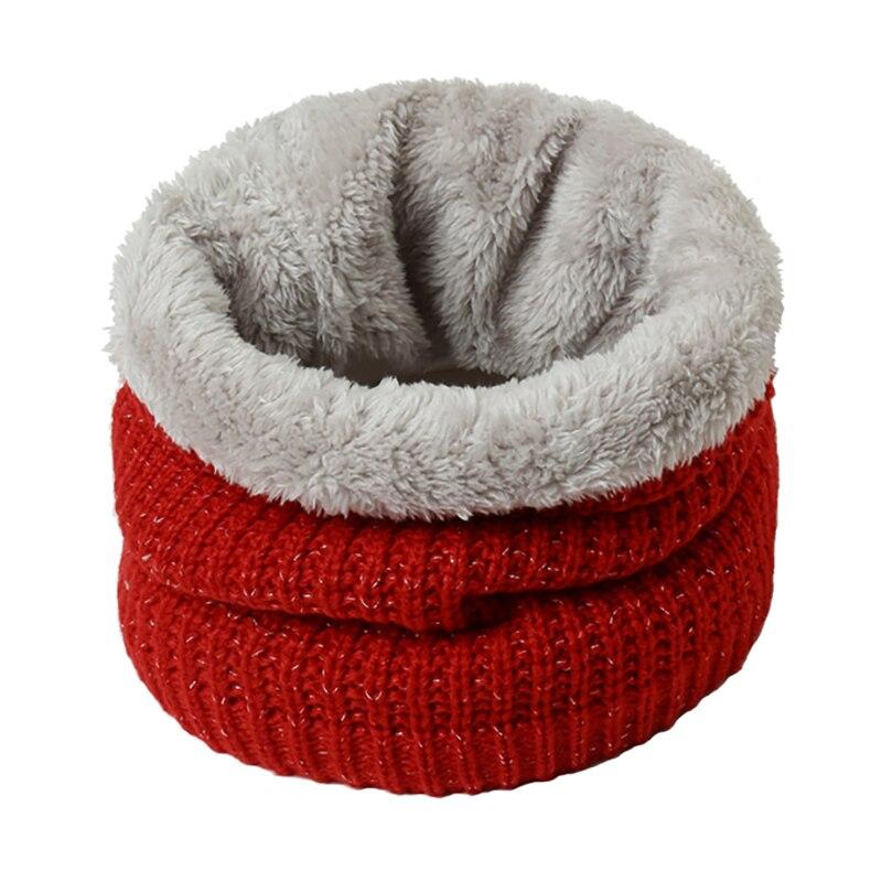 Buy 2021 Solid Kintted Rings Scarf Women Lady Children Warm Winter Neck ...