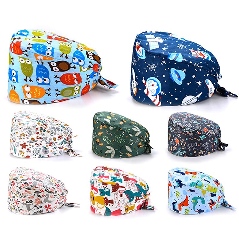 Buy Practical Multiple Type Female Doctor Hat Cotton Operating Room Hat ...