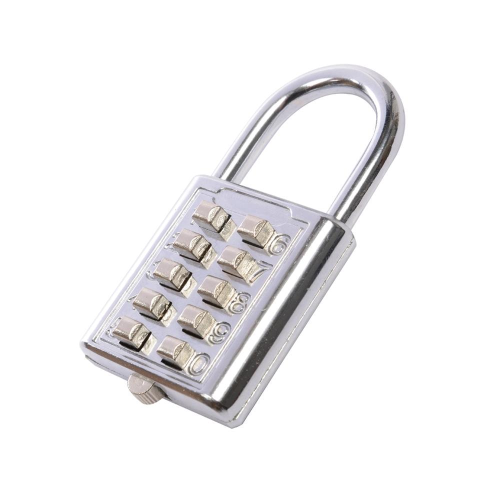 Buy 10-digit padlock 38 mm silverline 960640 at affordable prices ...