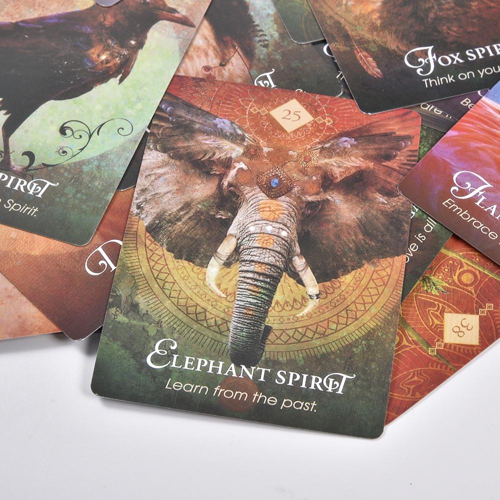 Buy The Spirit Animal Oracle A 68-Card Tarot Deck Divination Prophecy Card Divine Domain Card ...