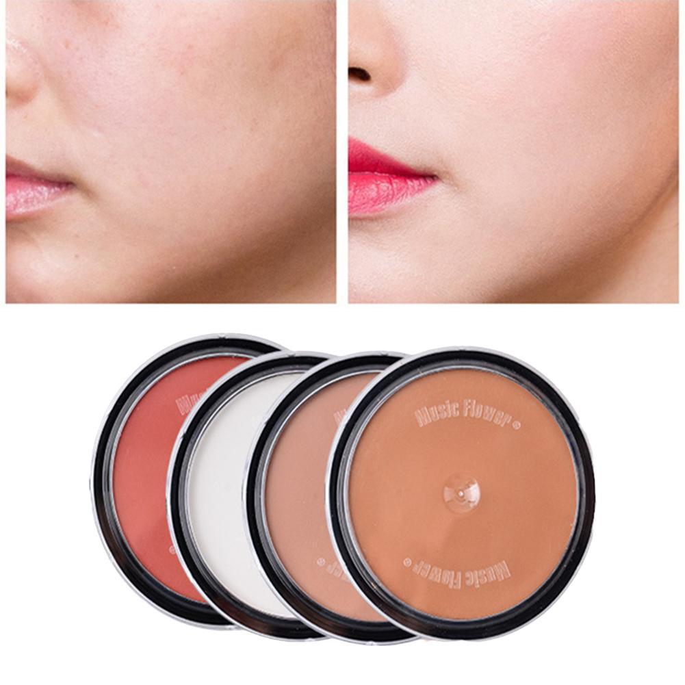 Buy 4 Color Shading Powder Makeup Bronzer & Highlighter Concealer ...