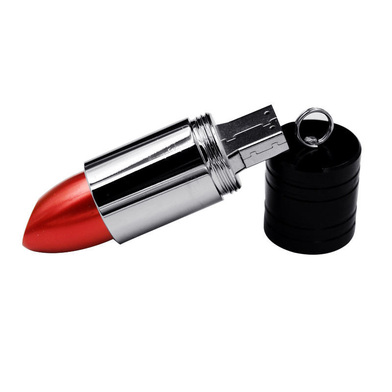 Real Capacity Pretty Lipstick Memory Stick Pen USB Flash Drive Pendrive ...