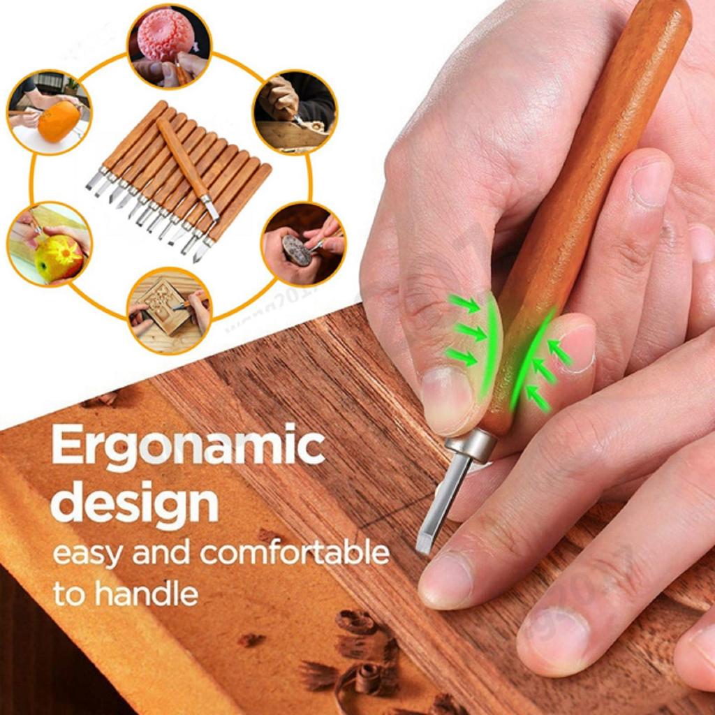 Hand Carving Cutter, Woodworking Cutter, Carving Cutter 12 Sets uygun ...