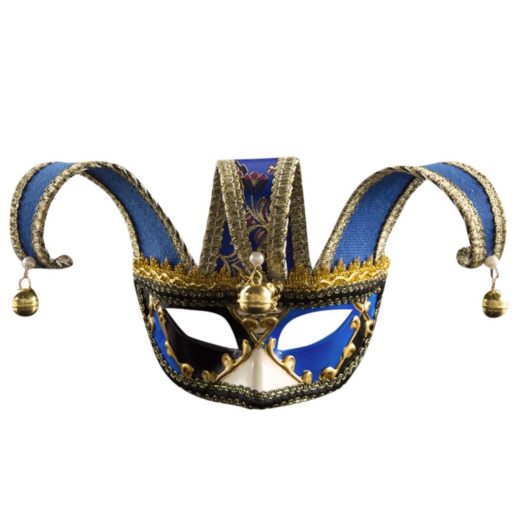 Buy Halloween Unisex Half Face Masquerade Masks Costume Party Eye Mask ...