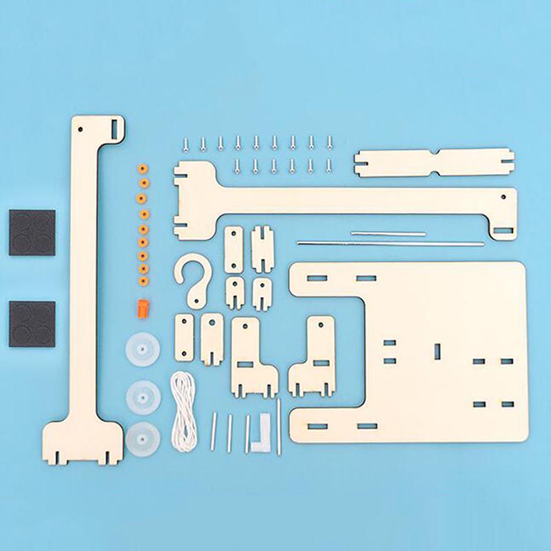 Buy DIY Wooden Kids Puzzle Toy Disassembly Creative Assembly All Crane ...