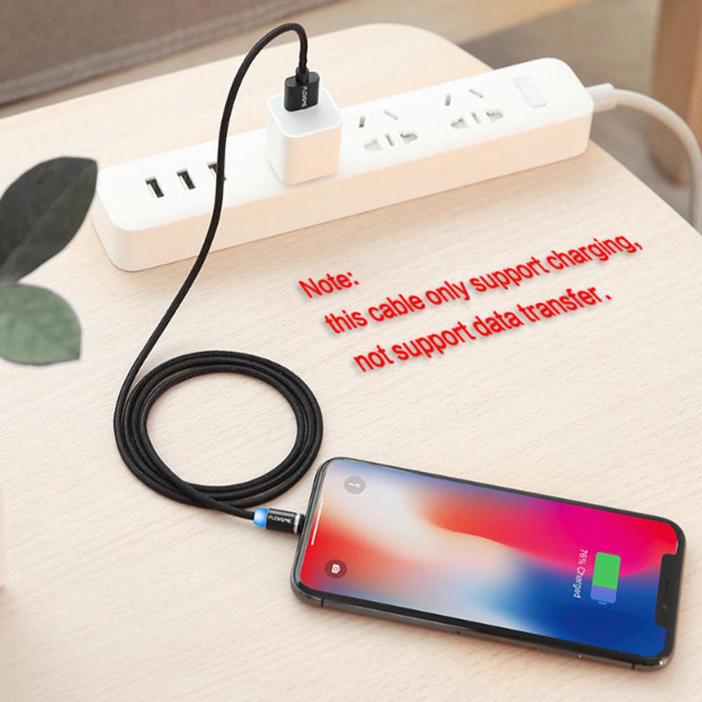 Buy USB Data Line Magnetic Iphone Android TYPE-C Nylon Light Charging ...
