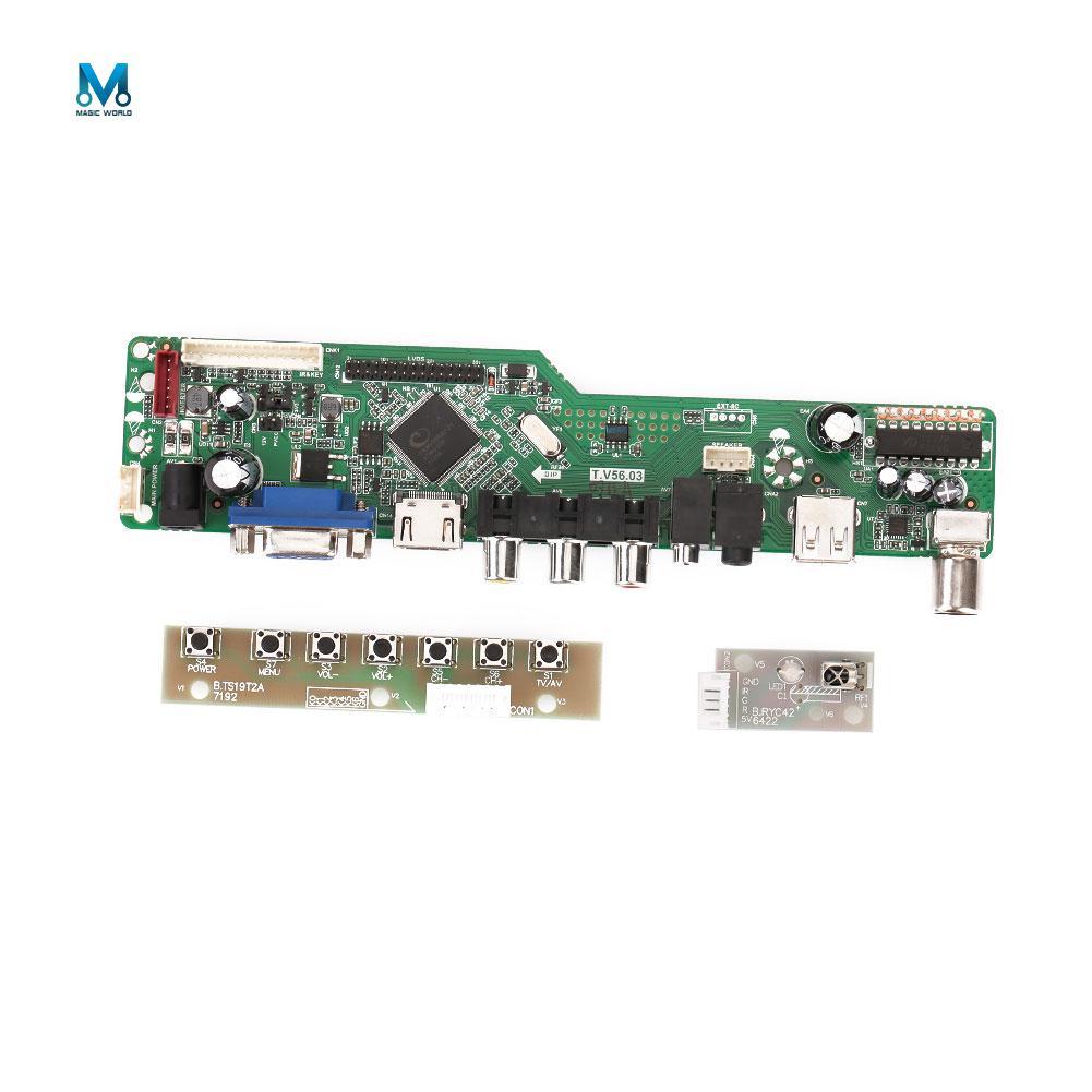 HDMI VGA AV USB Audio LCD Controller Board Module Support 1920x1080-buy ...