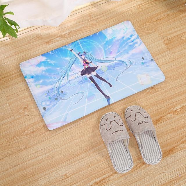 Buy Hatsune Miku Printing Doormat Insole Kitchen Mat Carpet Welcome ...