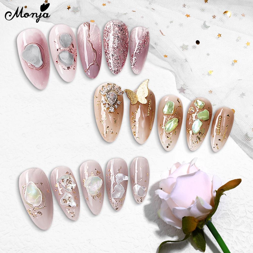 💰Köp billigt online Monja Nail Art Decorations Glitter Seashell Slices ...