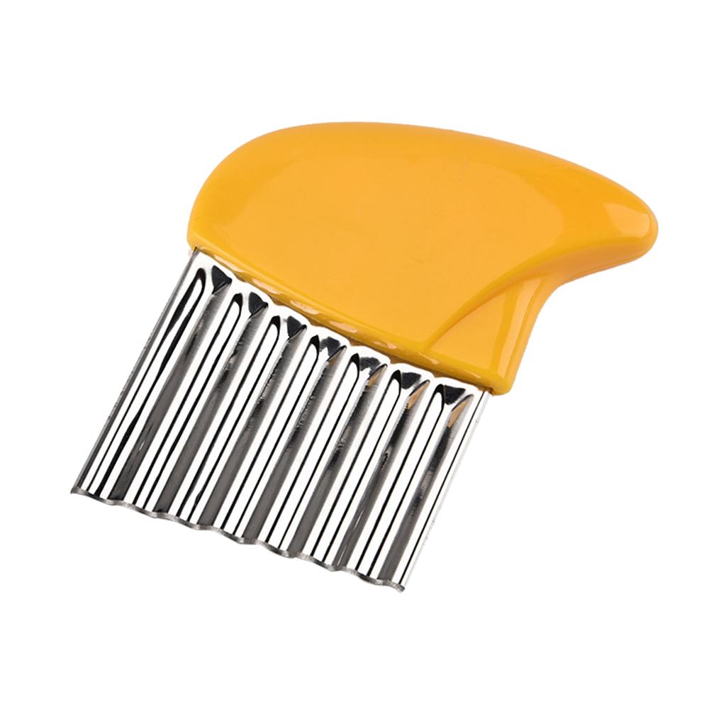 Stainless Steel Vegetable Corrugated Cutter Slicer Carrot Potato Chips ...