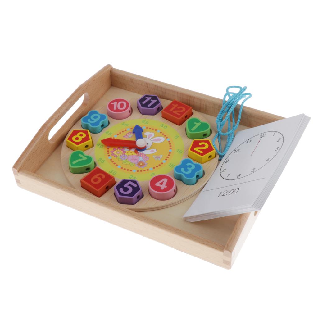 Children Learning Clock Digital Time School Teaching Aid Kid ...