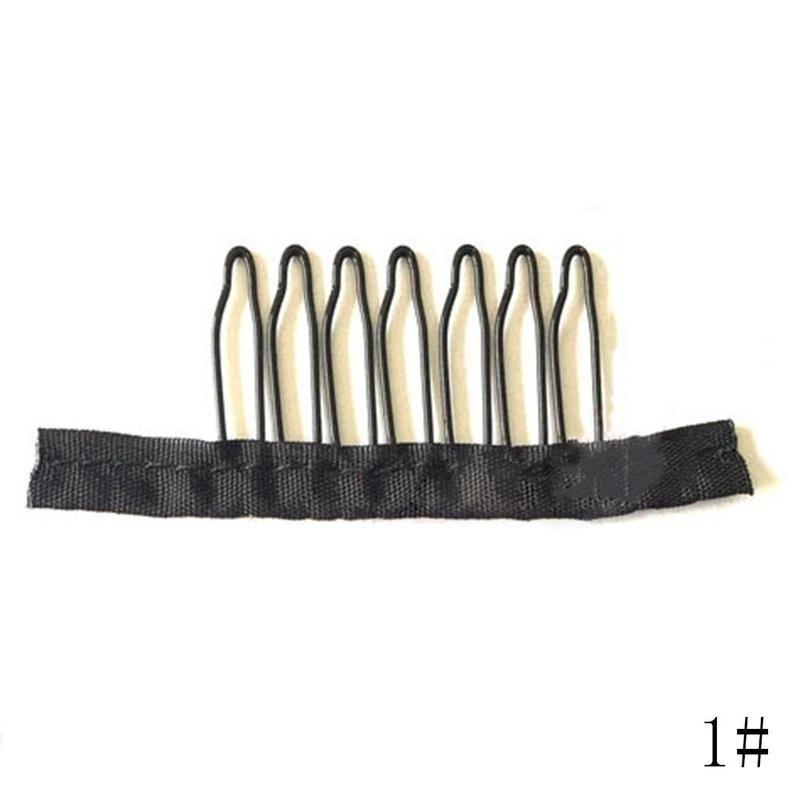 Buy 10/20/50Pcs/bag Black Wig Comb / Clips for Wig Caps and Wig Making ...