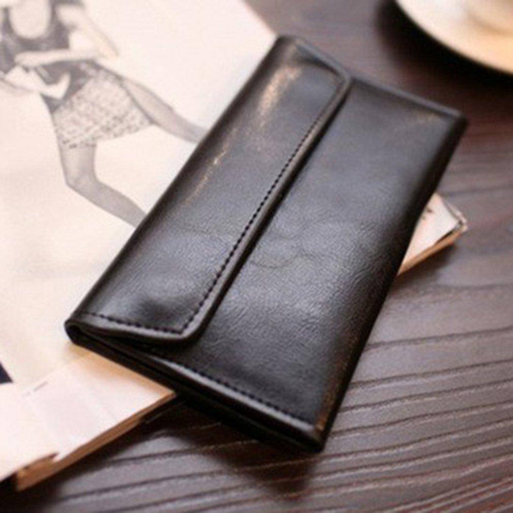 Cheap PU Leather Women Long Wrist Purses Magnetic Business Style Women ...