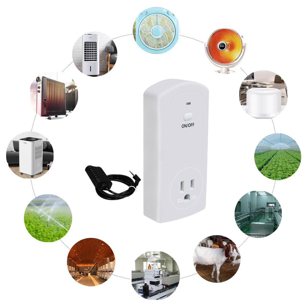 Buy WiFi Smart Plug/Socket With Temperature Humidity Controller Timer ...