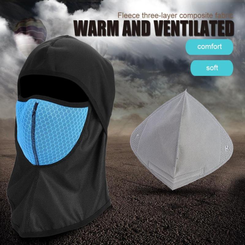 Buy Winter Outdoor Cycling Windproof Hat Ski Face Mask Warm Head Cover ...